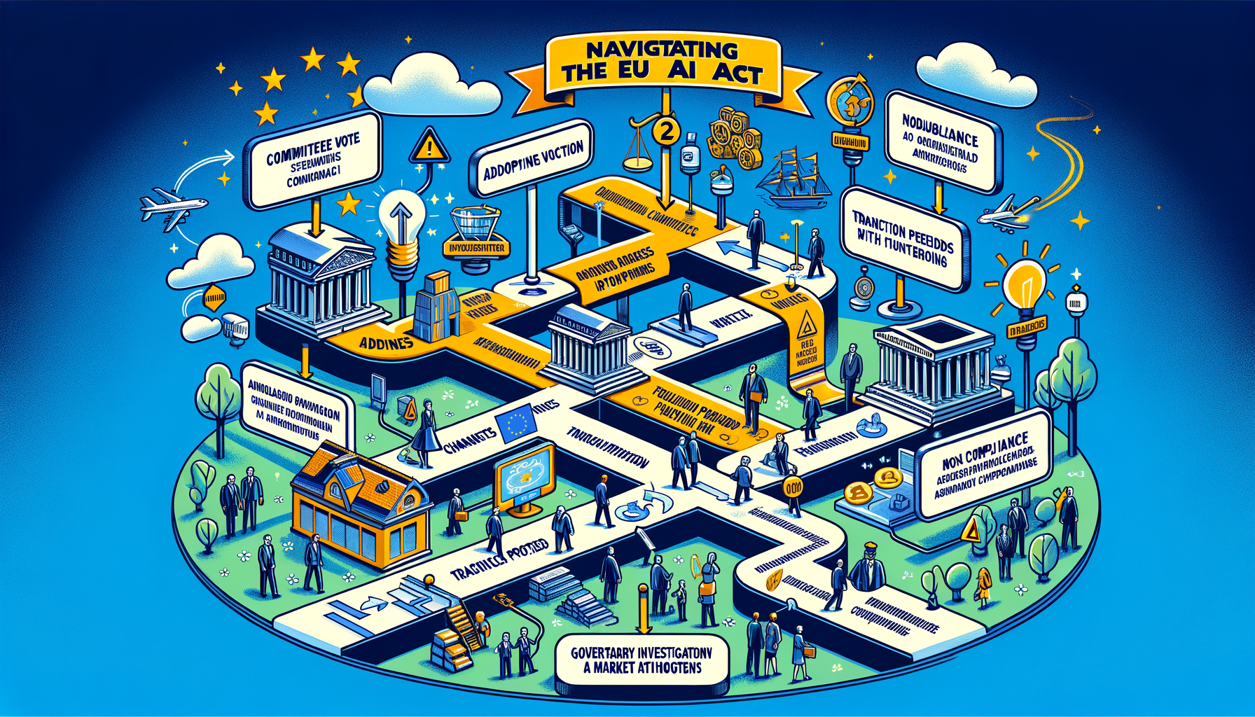Navigating the EU AI Act: flowchart - InBoom.AI